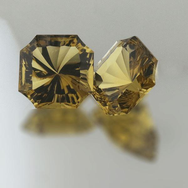 Champagne Quartz 15.65 CT 13 MM Octagon Concave | shoprmcgems