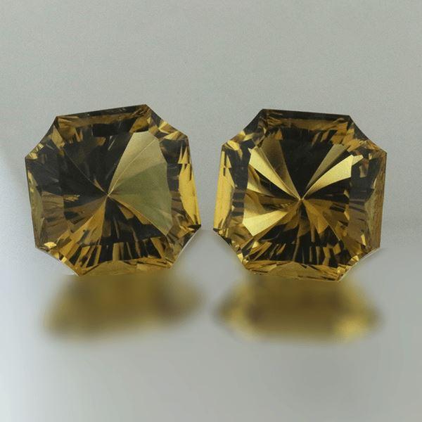 Champagne Quartz 15.65 CT 13 MM Octagon Concave | shoprmcgems