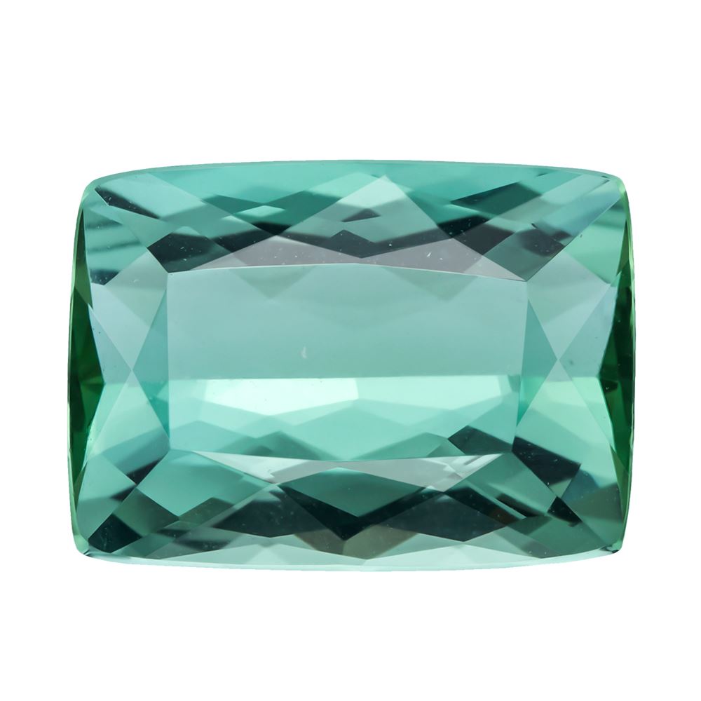Green Tourmaline 4.08 CT 11.70x8.60 MM Cushion